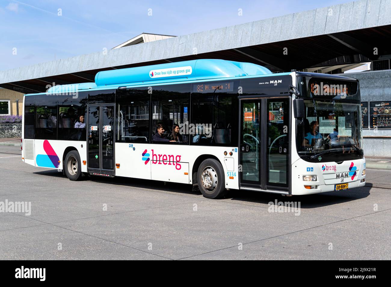 Breng MAN Lion's City CNG bus at Venlo central station Stock Photo - Alamy