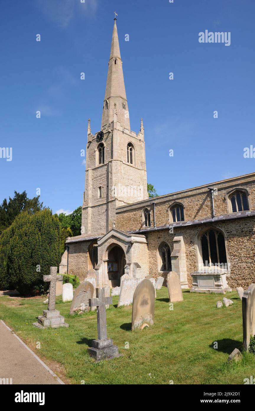 St Margaret of Antioch Church, Hemingford Abbots, Cambridgeshire Stock ...