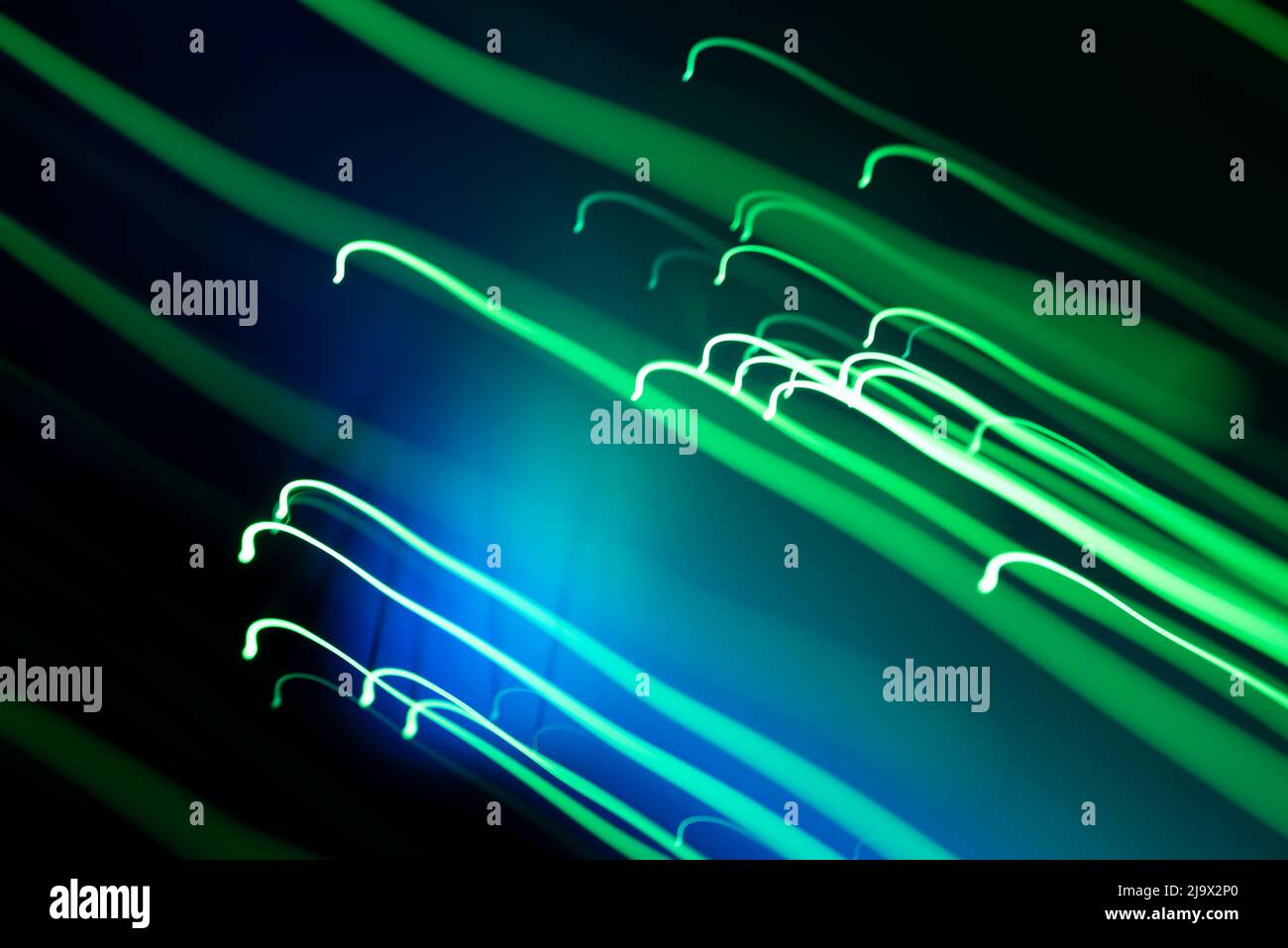 Colorful psychedelic lights and shadows in a dazzling stream of diverse ...