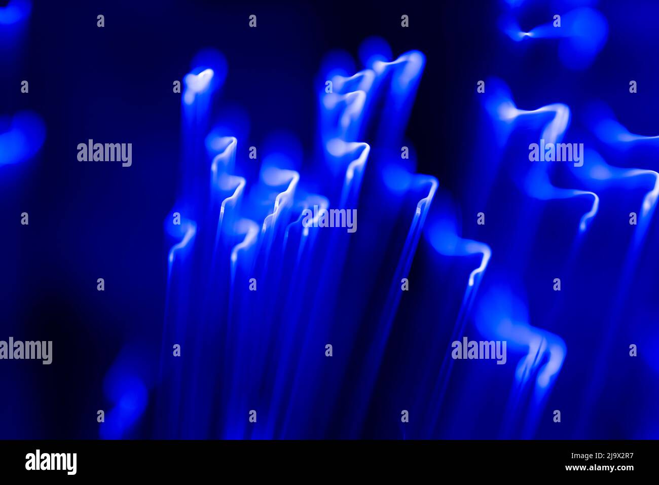 Dynamic stream colorful neon lines hi-res stock photography and images ...