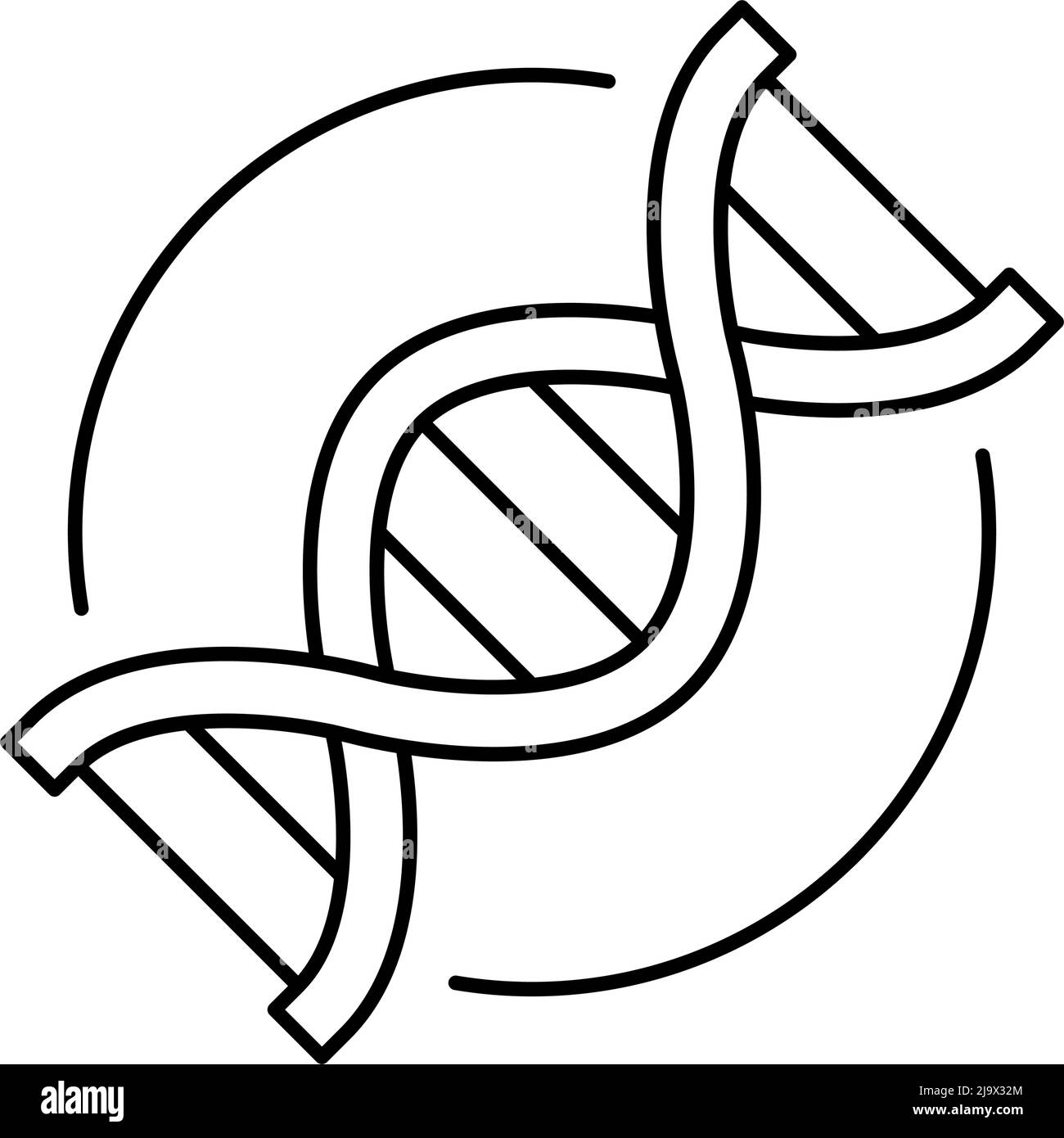 dna research line icon vector illustration Stock Vector Image & Art - Alamy