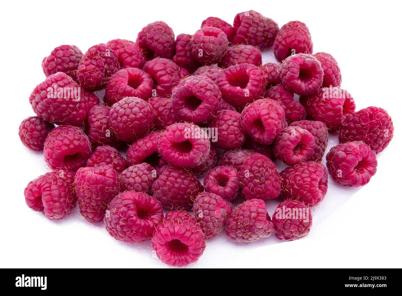 Raspberries background red berry texture pattern Stock Photo - Alamy