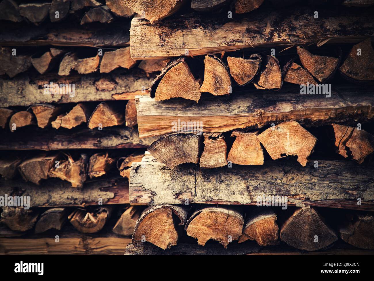 abstract background placed chopped wood on the hill Stock Photo - Alamy