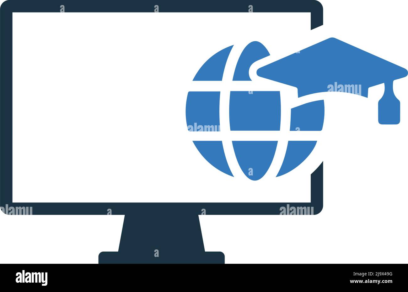 Distance, learning icon. Perfect use for print media, web, stock images ...