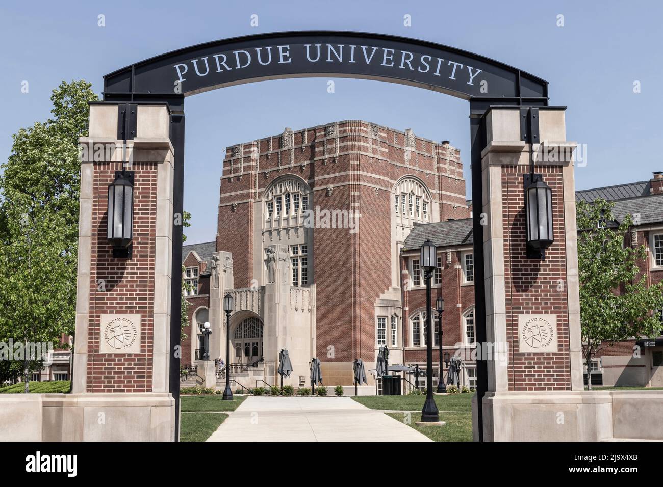 West Lafayette - Circa May 2022: Purdue University Memorial Union and ...