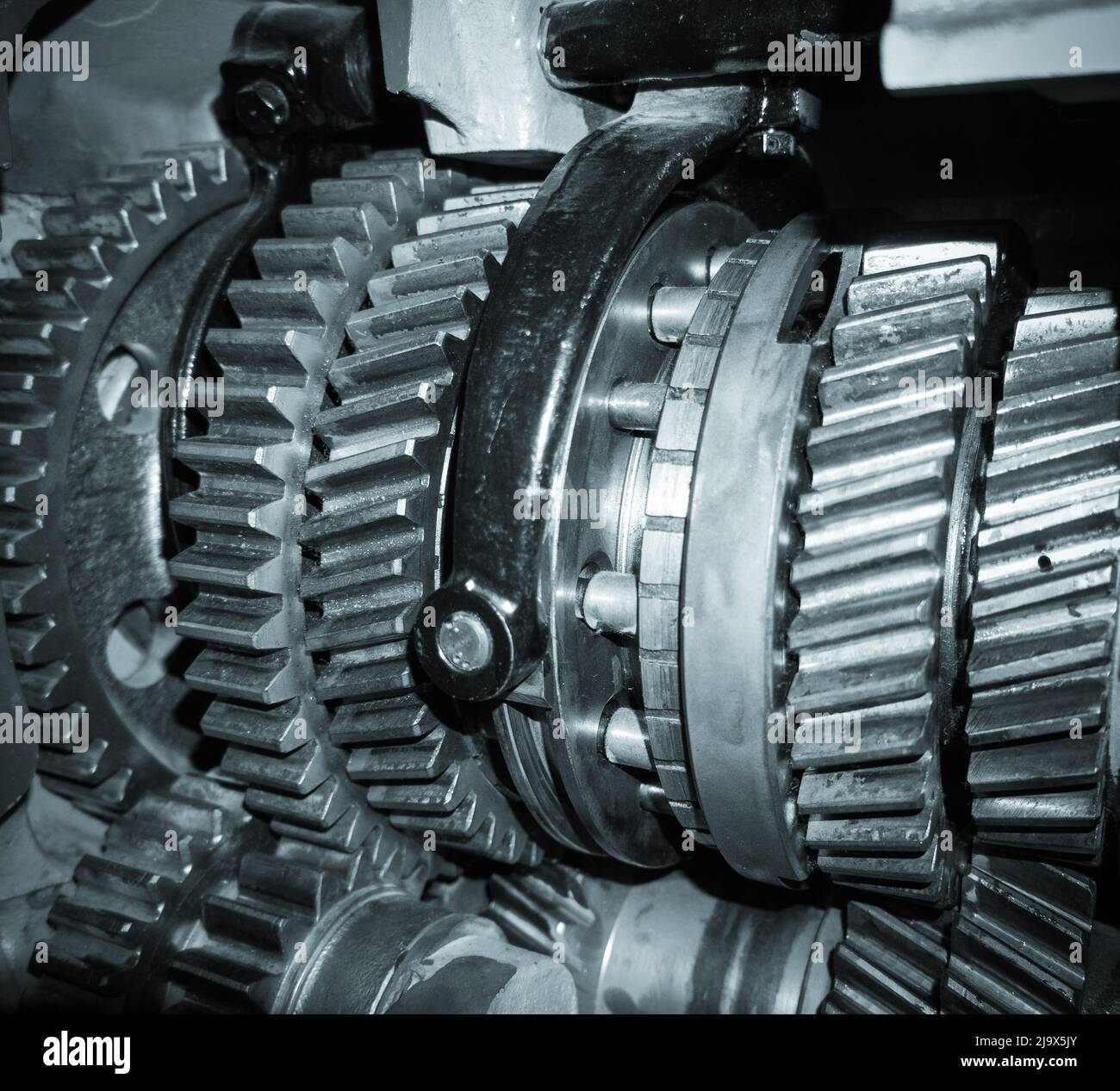 Gear metal wheels close up Stock Photo - Alamy