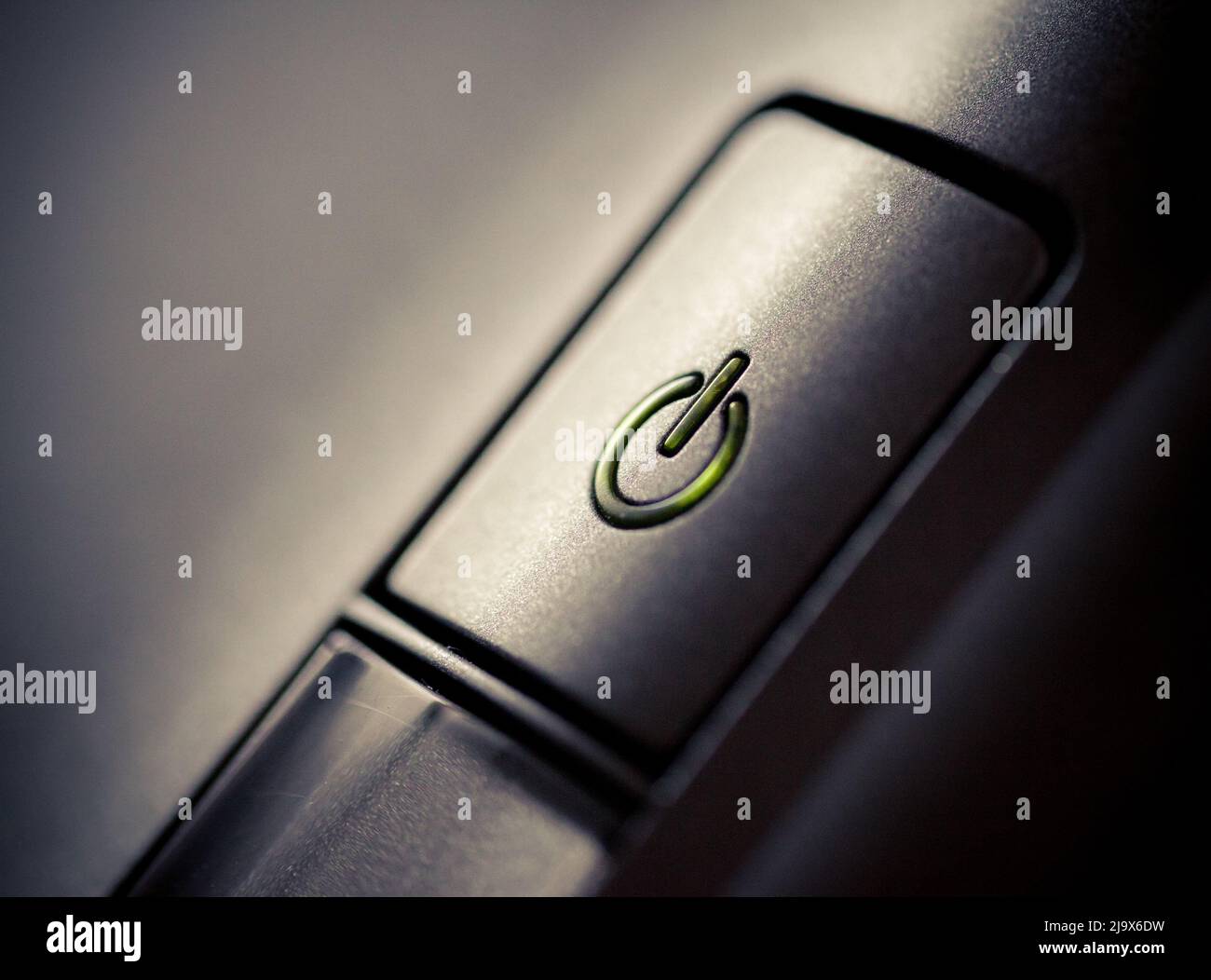 Glowing power button hi-res stock photography and images - Alamy