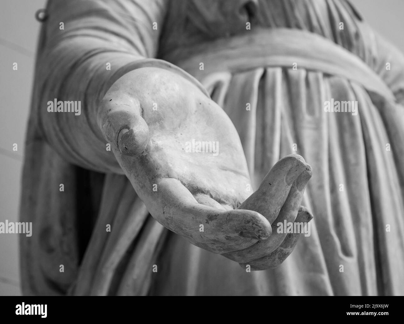 stone statue detail of human hand Stock Photo - Alamy