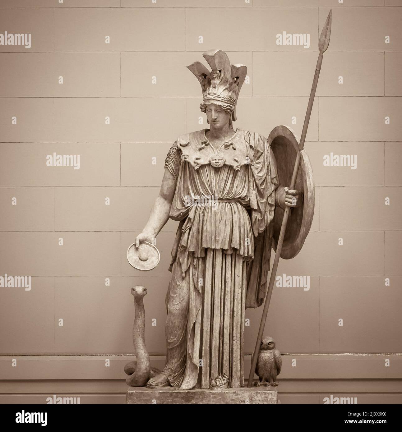 Athena the ancient Greek goddess of wisdom and science Stock Photo - Alamy