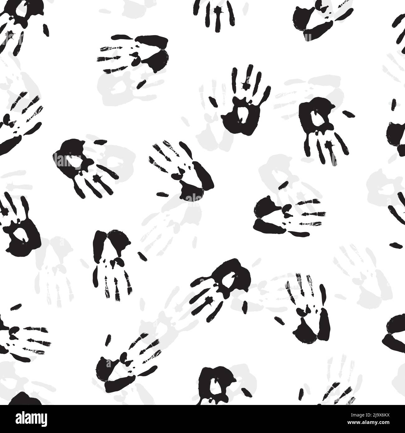 Vector thumb print background Black and White Stock Photos & Images - Alamy