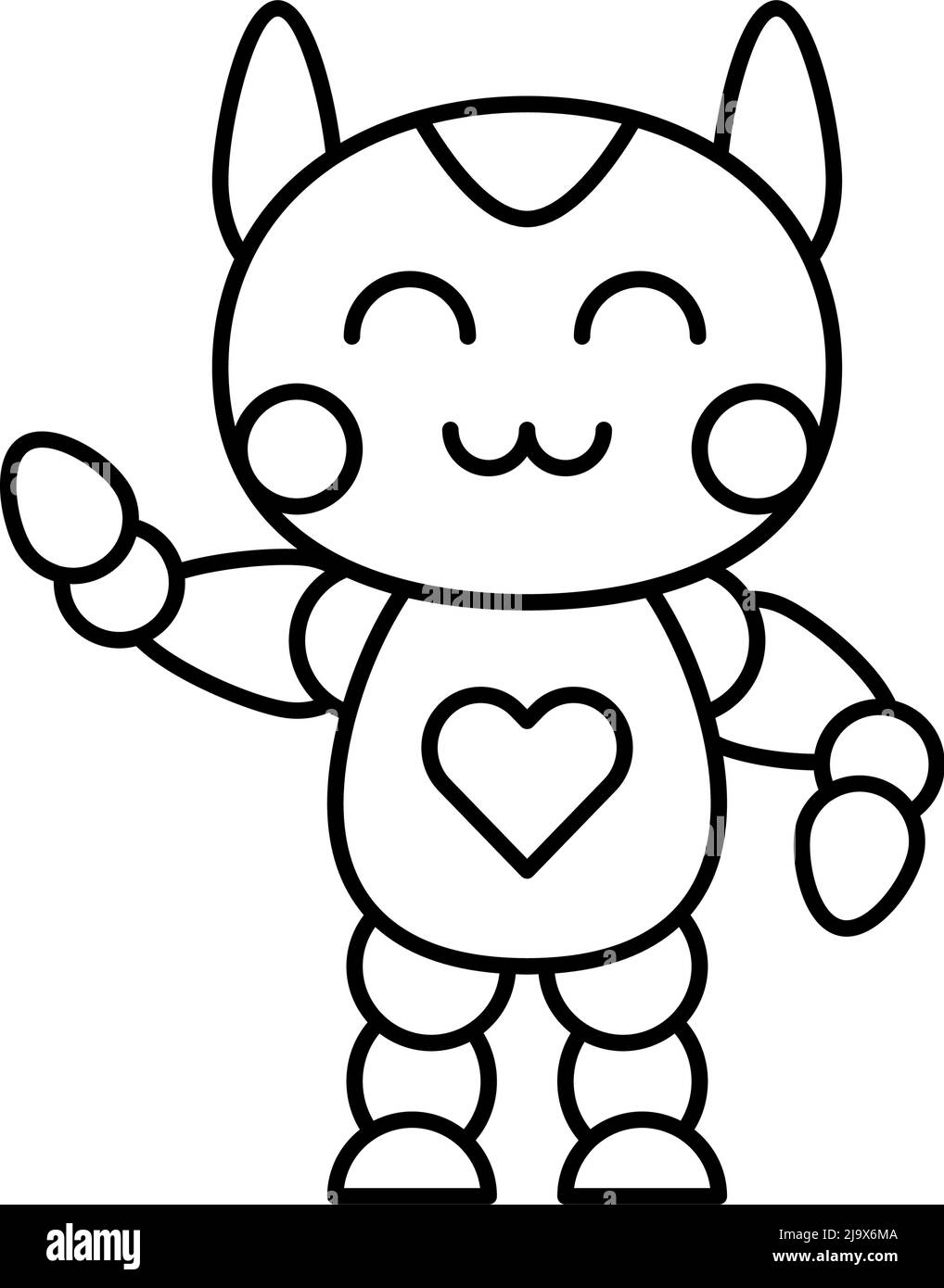 Chococat Head Outline