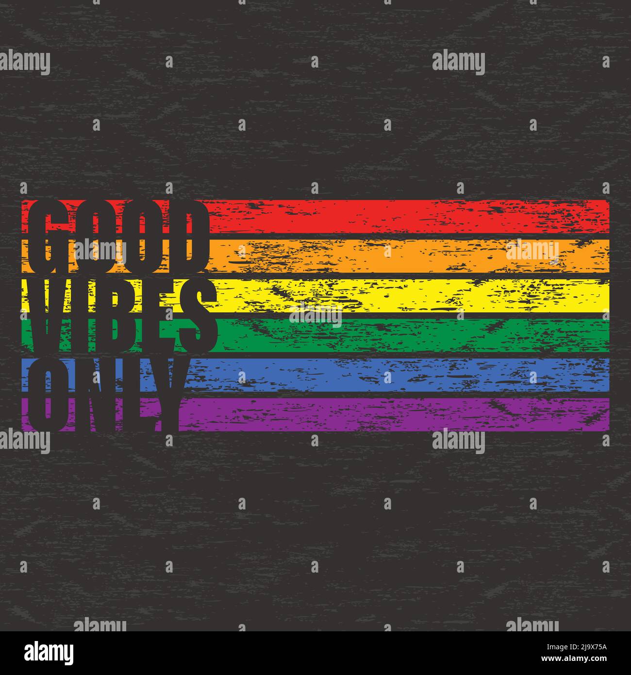 Vibes word retro typography Stock Vector Images - Alamy