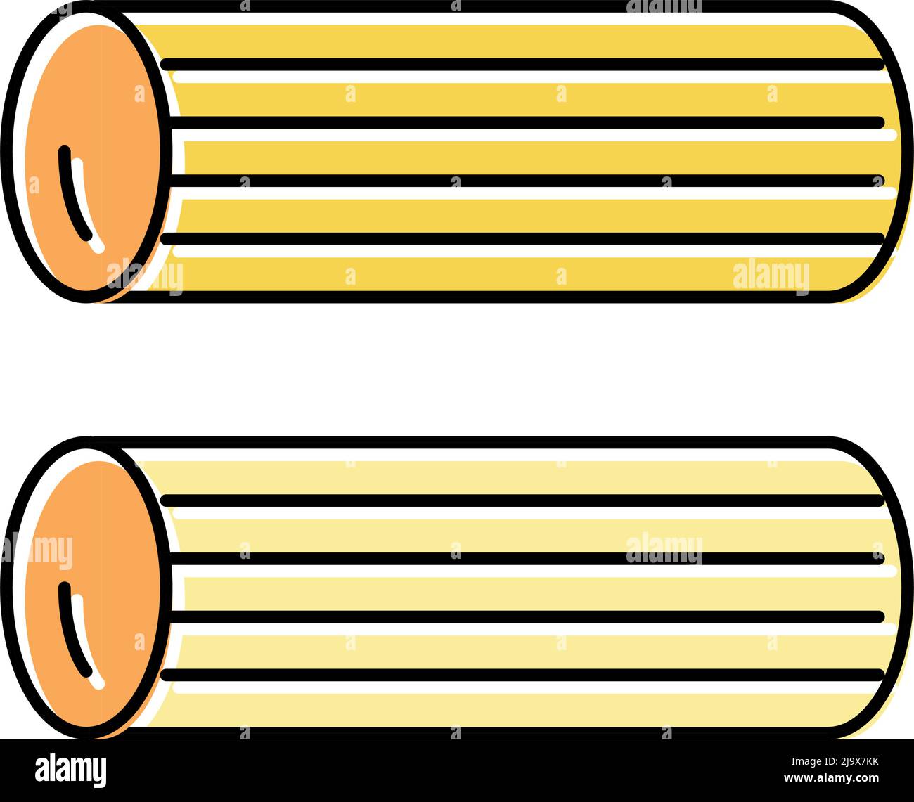 rigatoni pasta color icon vector illustration Stock Vector Image & Art ...