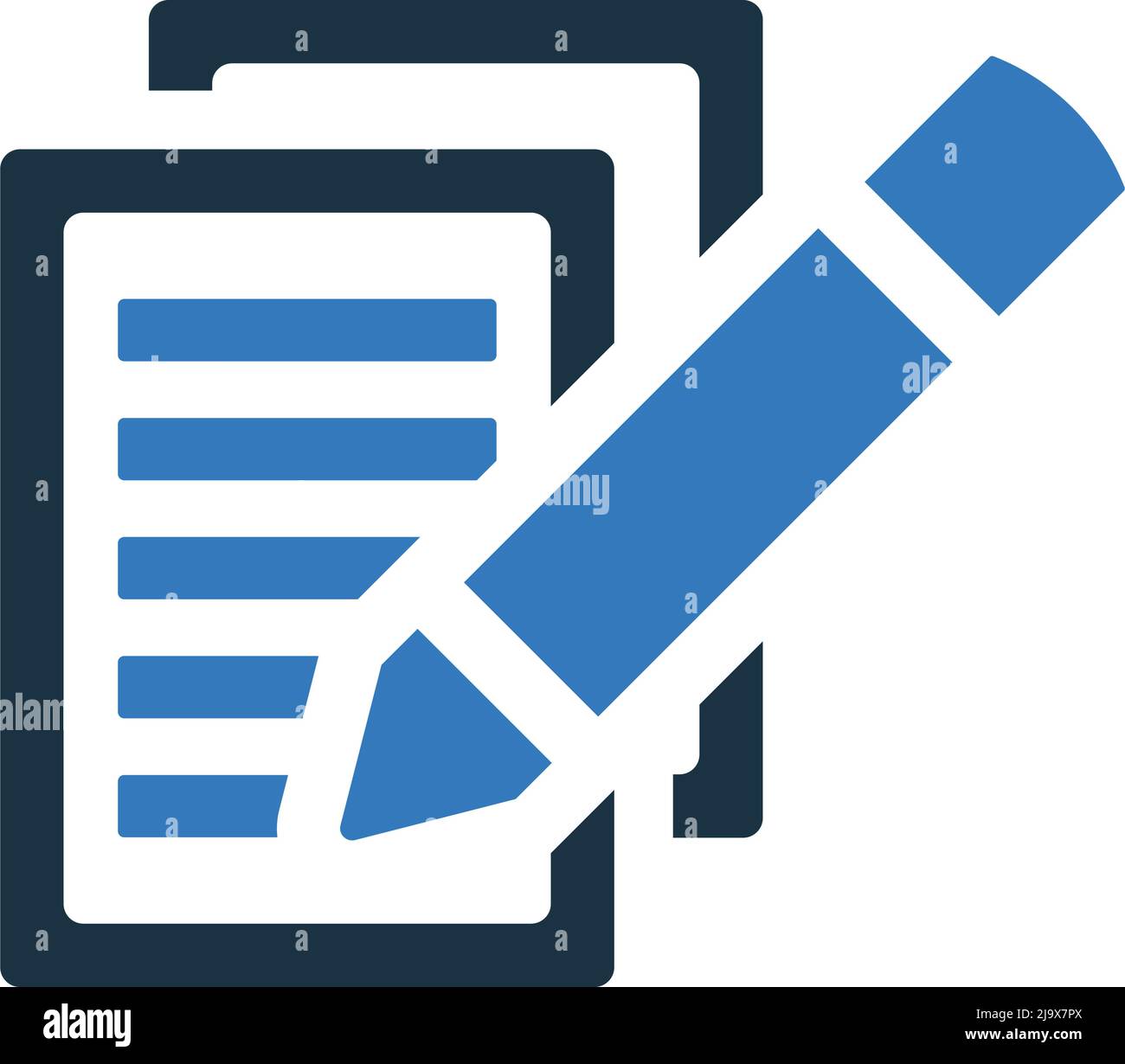 Write, document, paper, article icon - Perfect use for print media, web, stock images ...