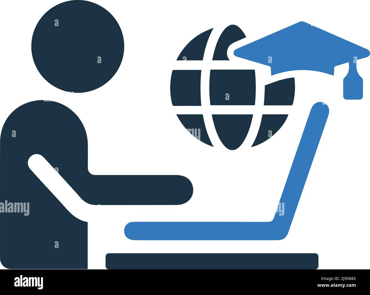 Online, Study icon. Beautiful design and fully editable vector for ...