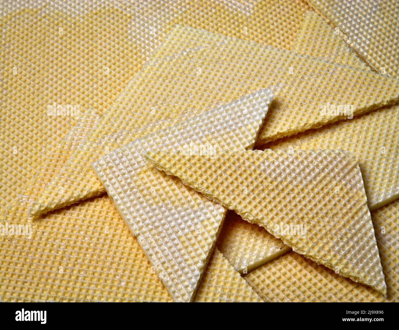 abstract food background sealing wafers for cuts Stock Photo - Alamy