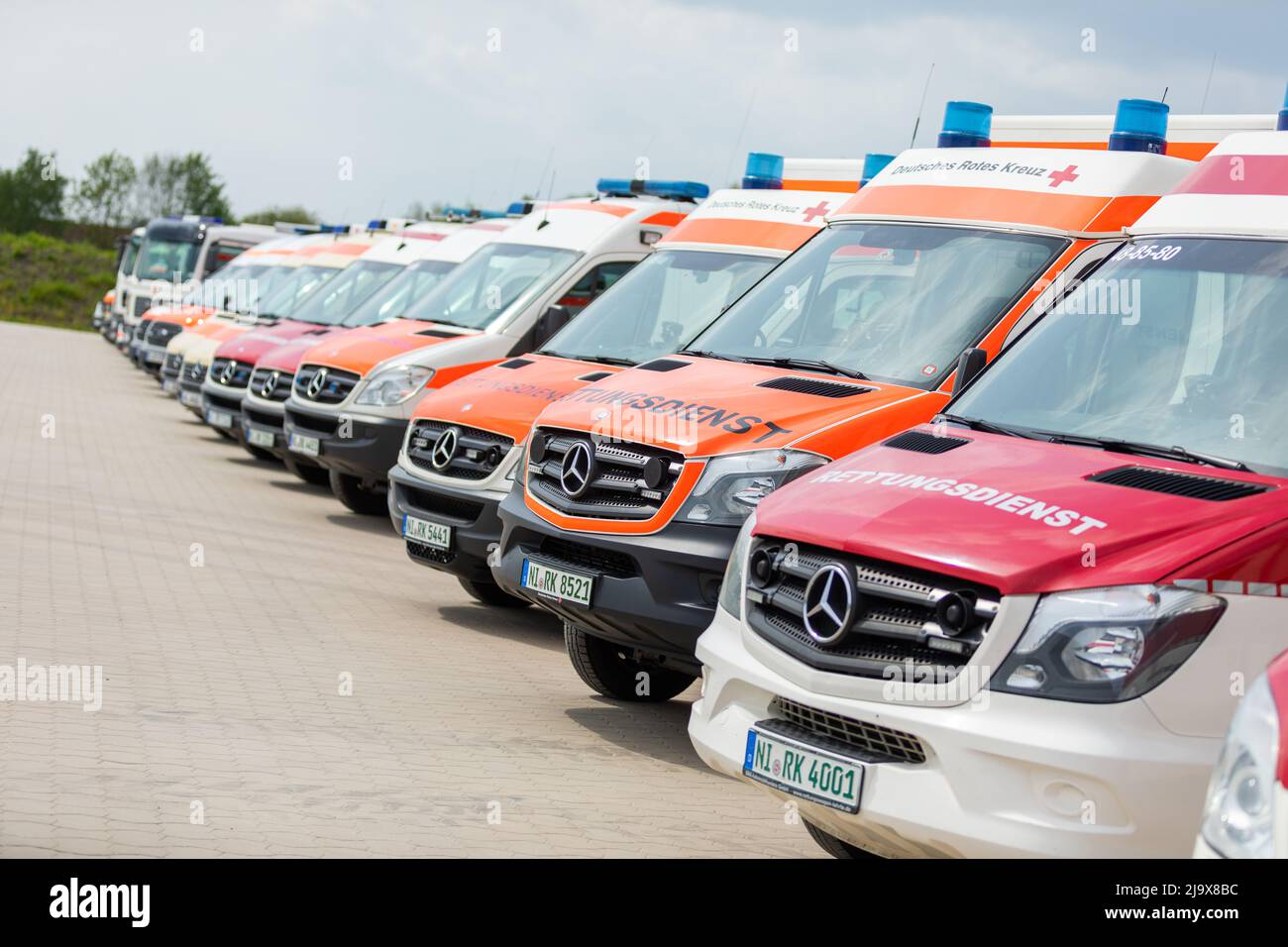 Nienburg/Weser, Germany. May 07, 2022: Ambulance from the German Red ...