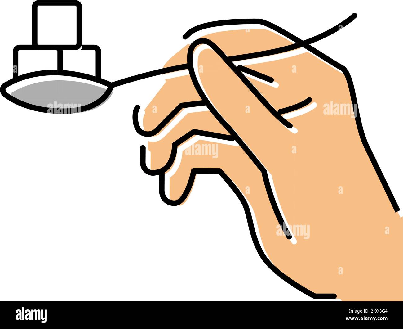 sugar add color icon vector illustration Stock Vector Image & Art - Alamy