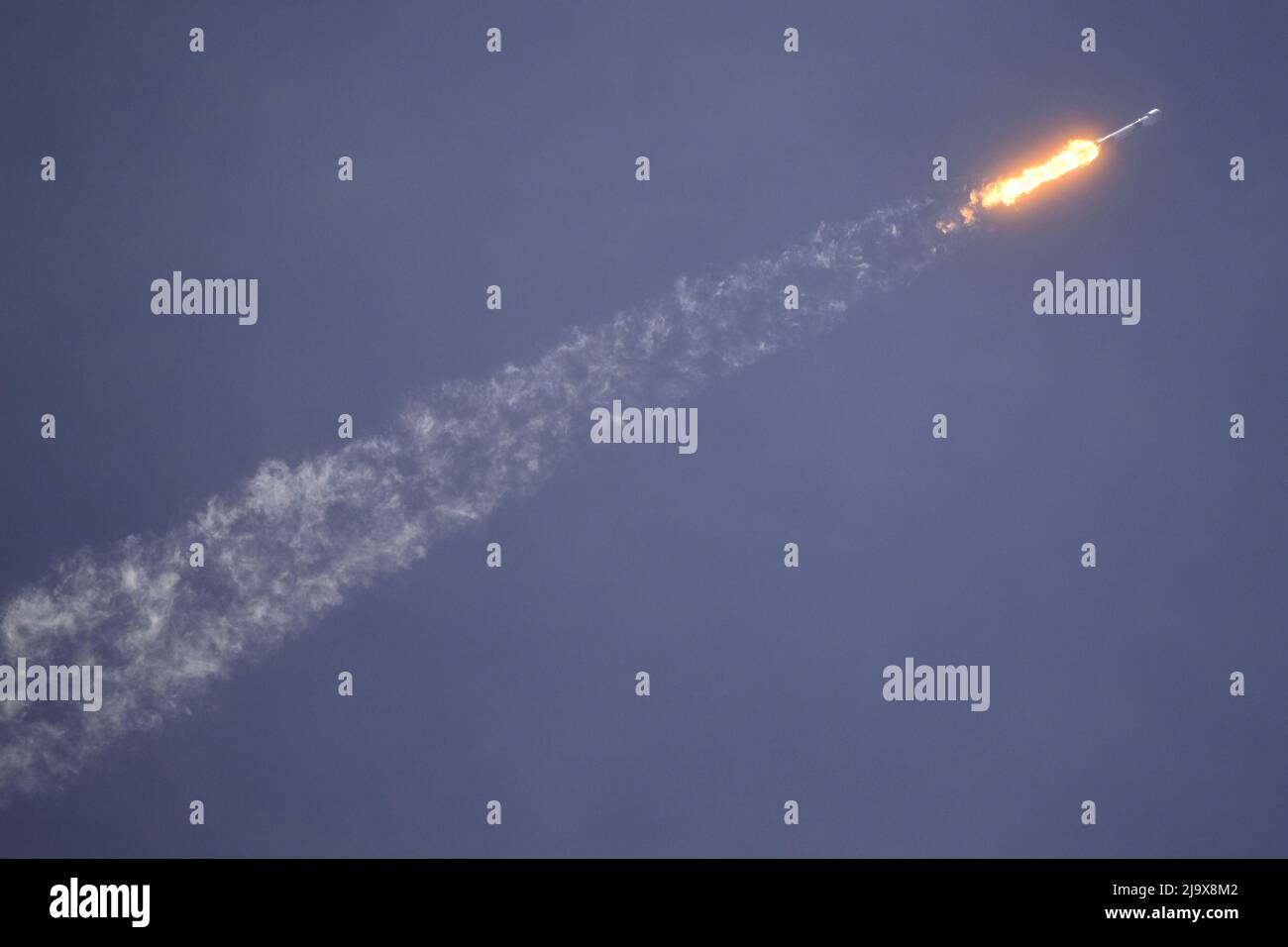 A SpaceX Falcon 8 rocket launches the Transporter 5 payload into sun ...