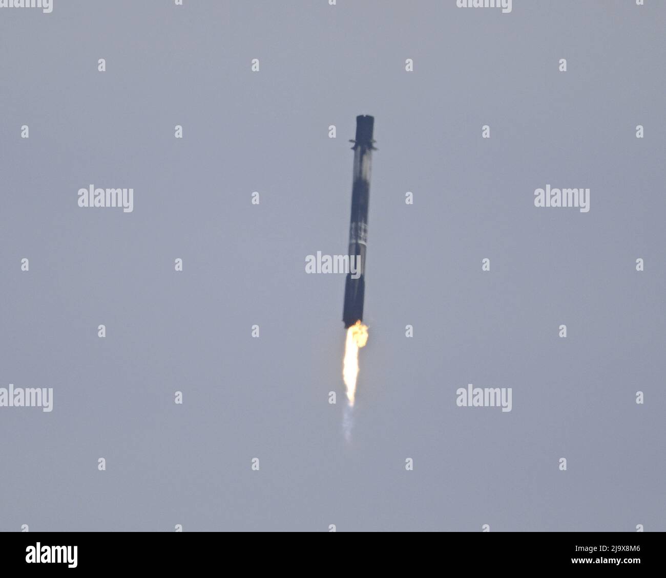 Kennedy Space Center, United States. 25th May, 2022. A SpaceX Falcon 8 ...