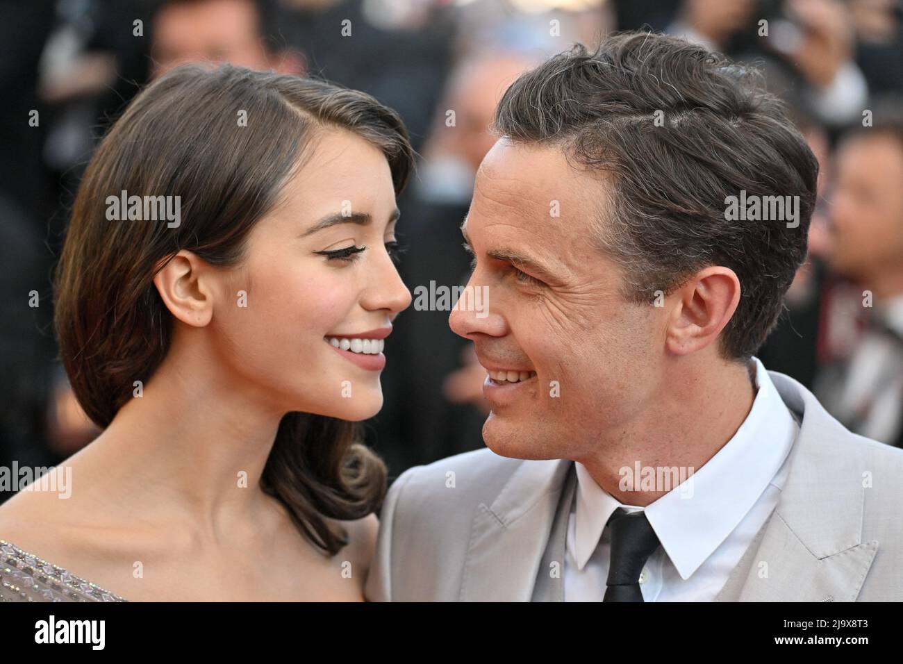 Caylee Cowan, Casey Affleck attending the premiere of the movie Elvis ...