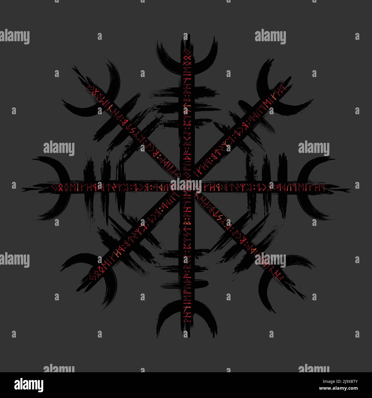 Sign of the pagan Stock Vector Images - Alamy
