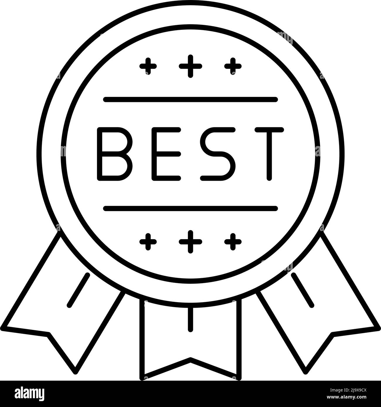 best quality line icon vector illustration Stock Vector Image & Art - Alamy