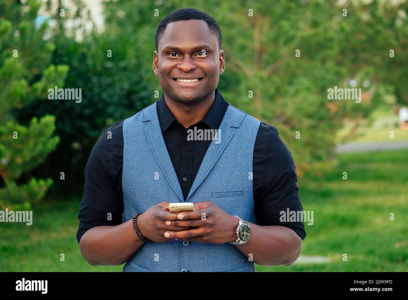 Rich man stands hi-res stock photography and images - Alamy