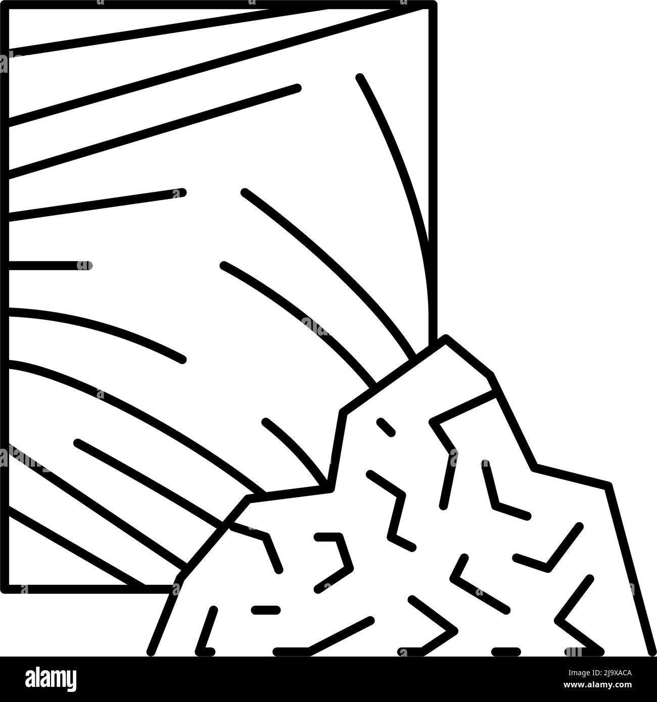 polyethylene plastic line icon vector illustration Stock Vector Image ...