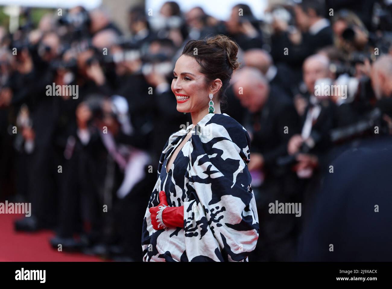Naomi Rapace attends the screening of "Elvis" during the 75th annual ...