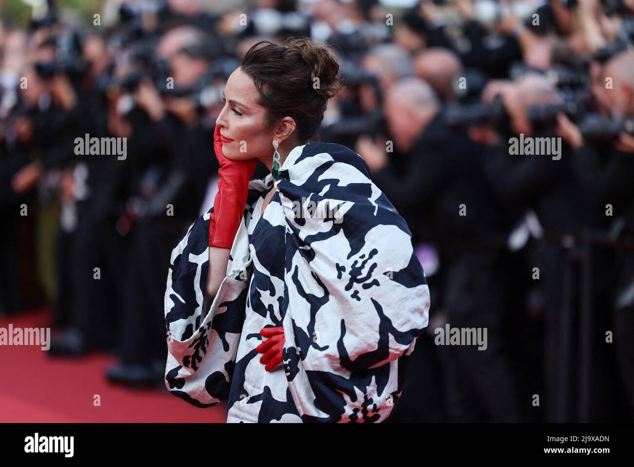 Naomi Rapace attends the screening of "Elvis" during the 75th annual ...