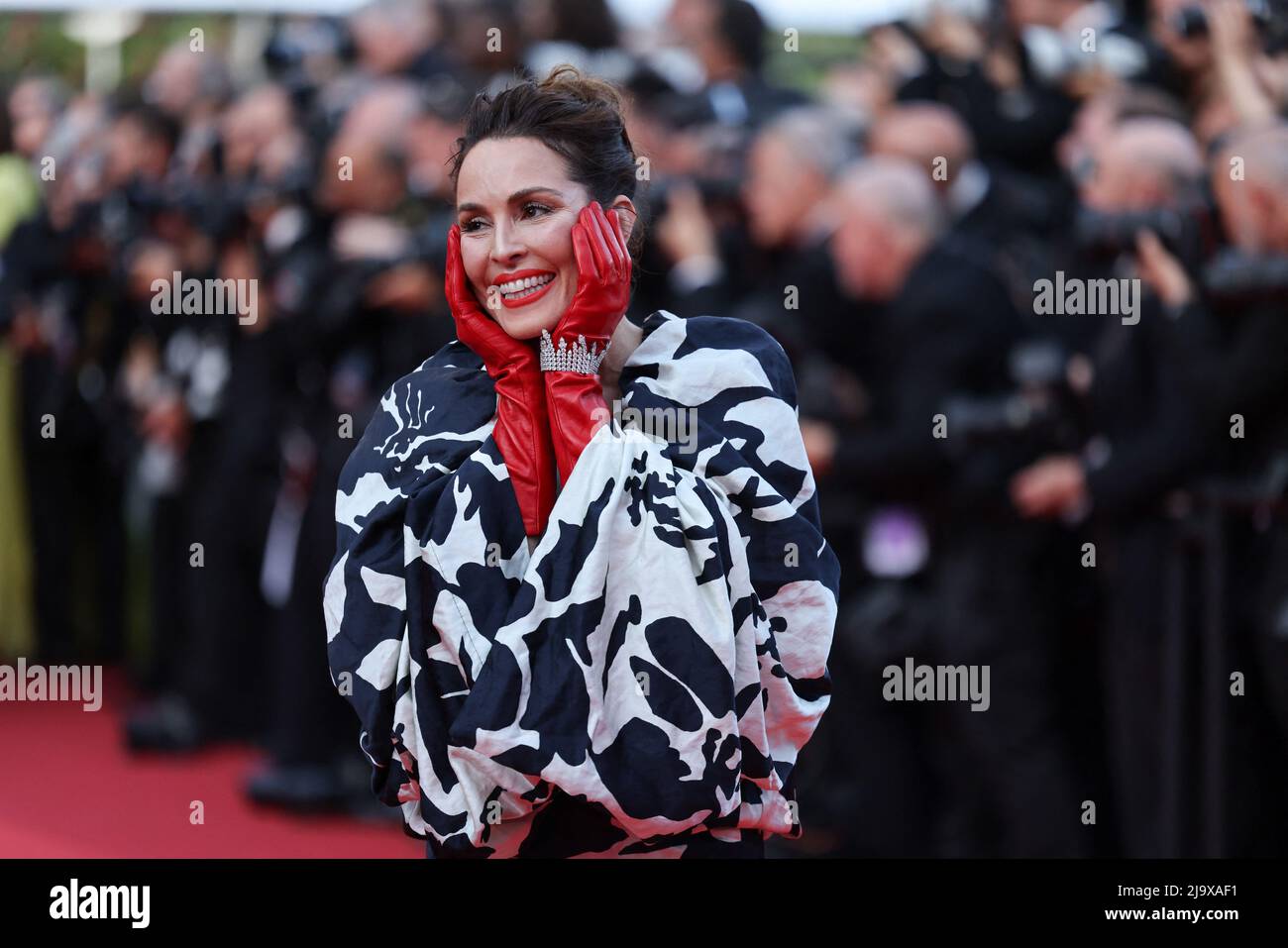 Naomi Rapace attends the screening of "Elvis" during the 75th annual ...