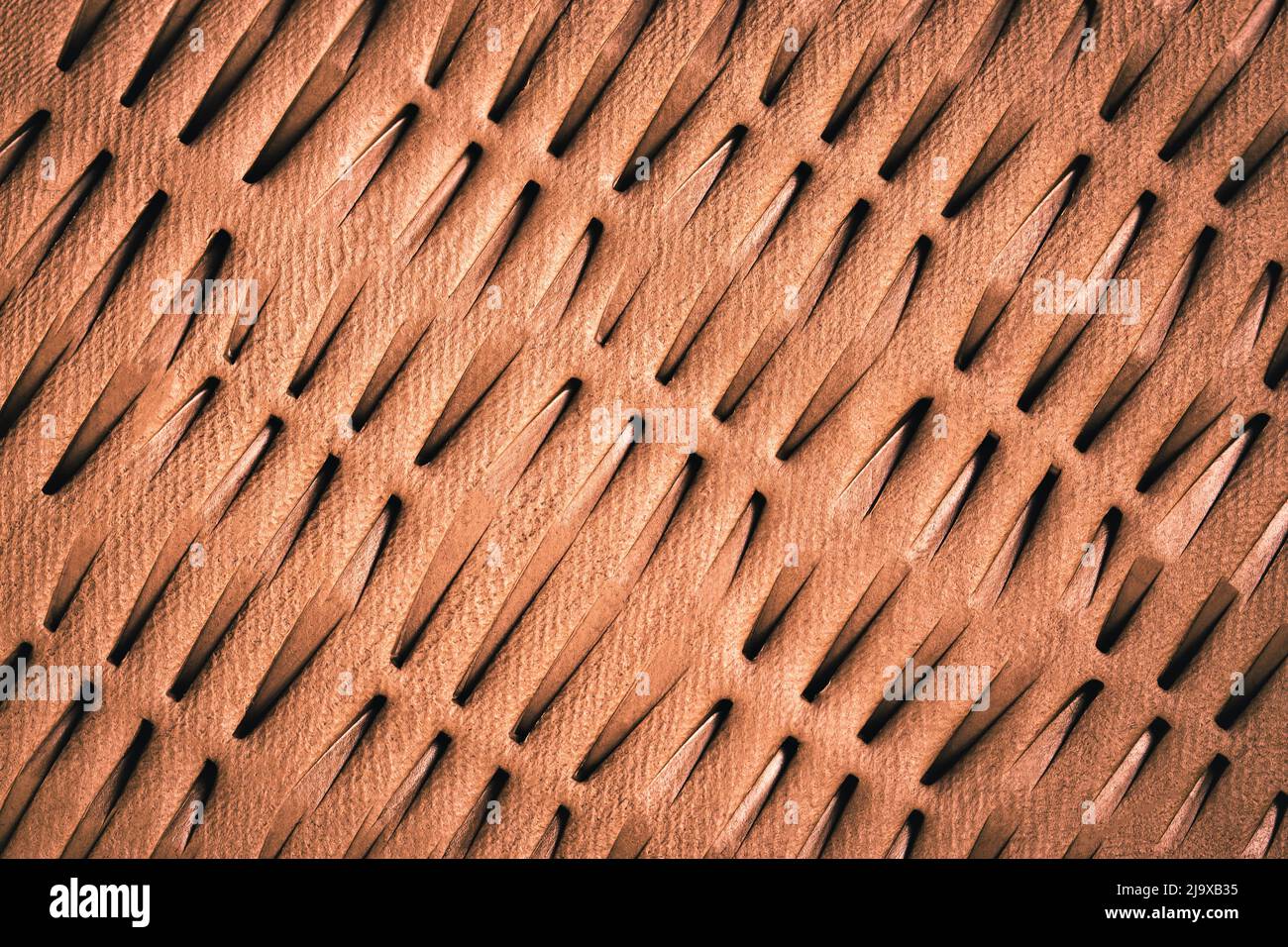 abstract background or texture forks spikes imprint in clay Stock Photo ...