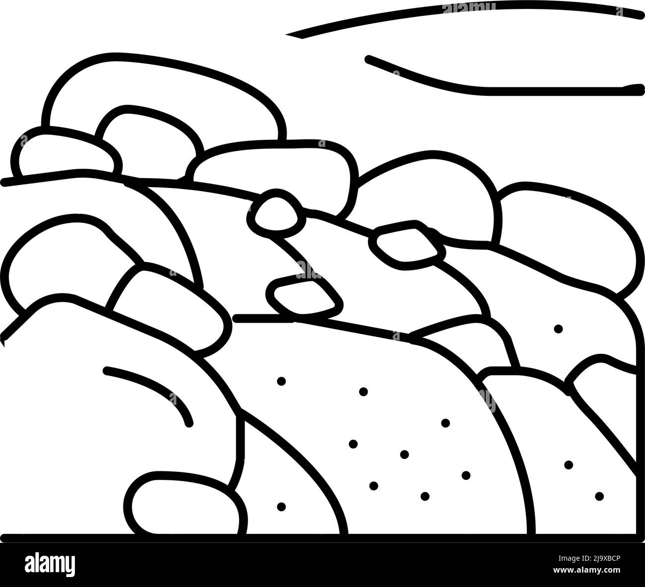 rapids river line icon vector illustration Stock Vector Image & Art - Alamy