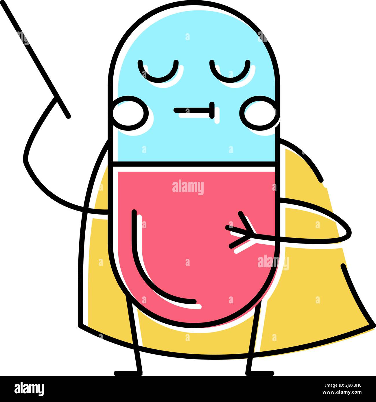 capsule medical color icon vector illustration Stock Vector Image & Art ...