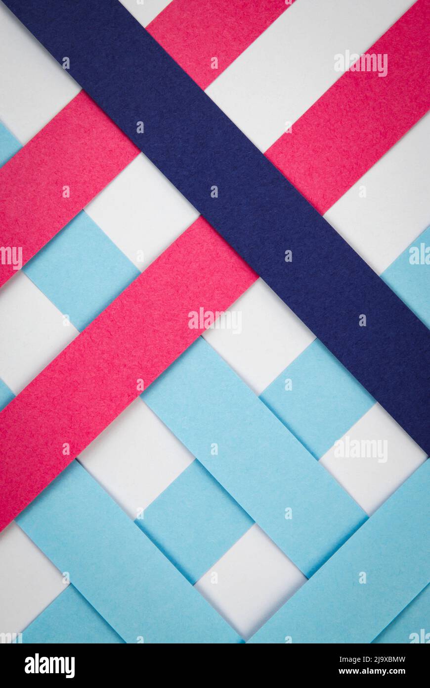 abstract background grid with strips of colored paper Stock Photo - Alamy