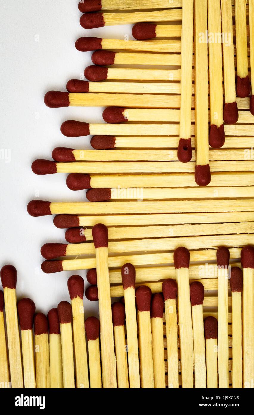 abstract background o r texture matchsticks texture Stock Photo - Alamy