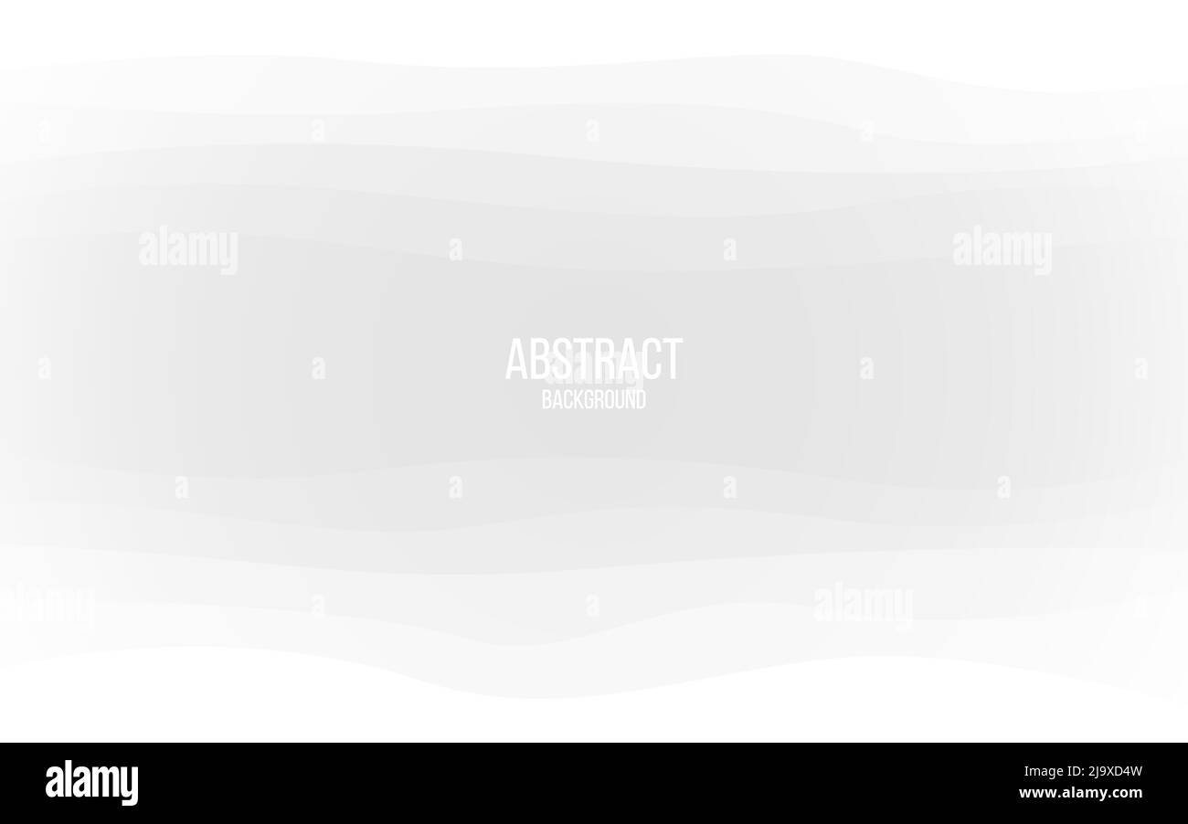 Abstract smooth background. White wave texture with light gradient ...