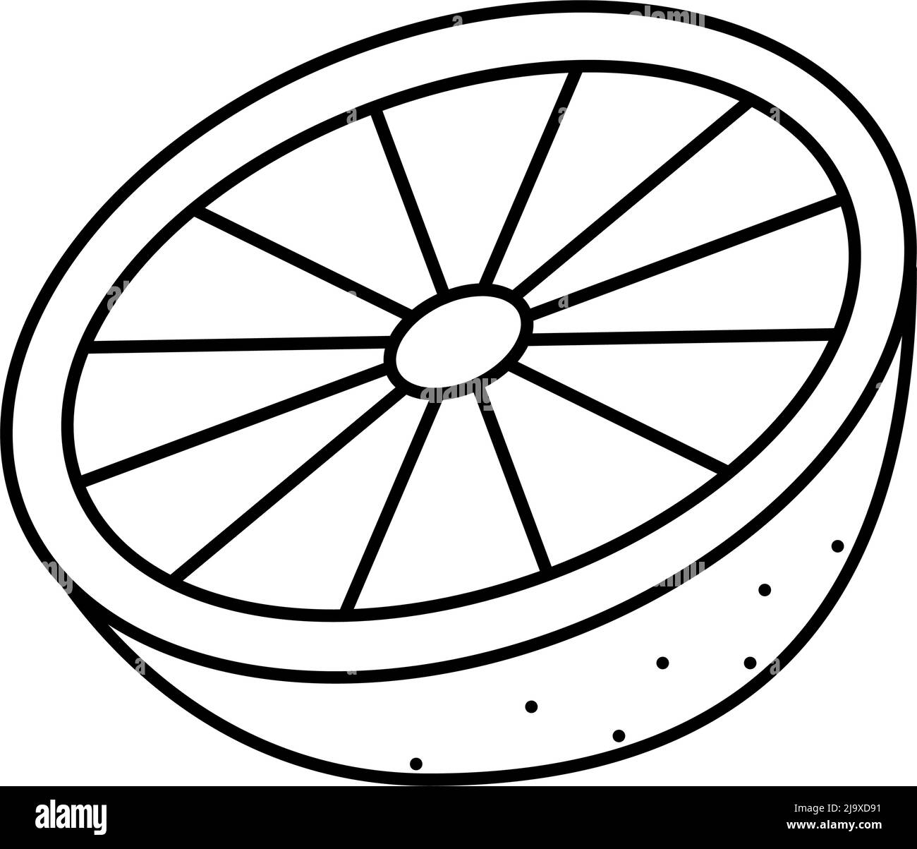 half lime line icon vector illustration Stock Vector Image & Art - Alamy