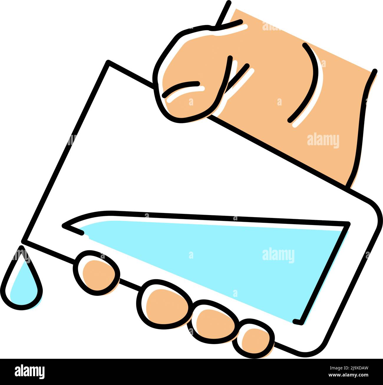 water add color icon vector illustration Stock Vector Image & Art - Alamy
