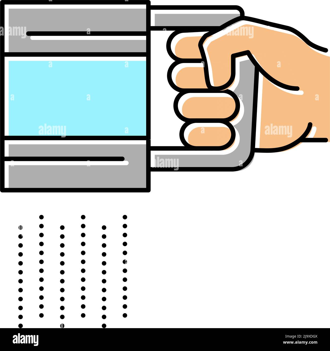 flour sift color icon vector illustration Stock Vector Image & Art - Alamy