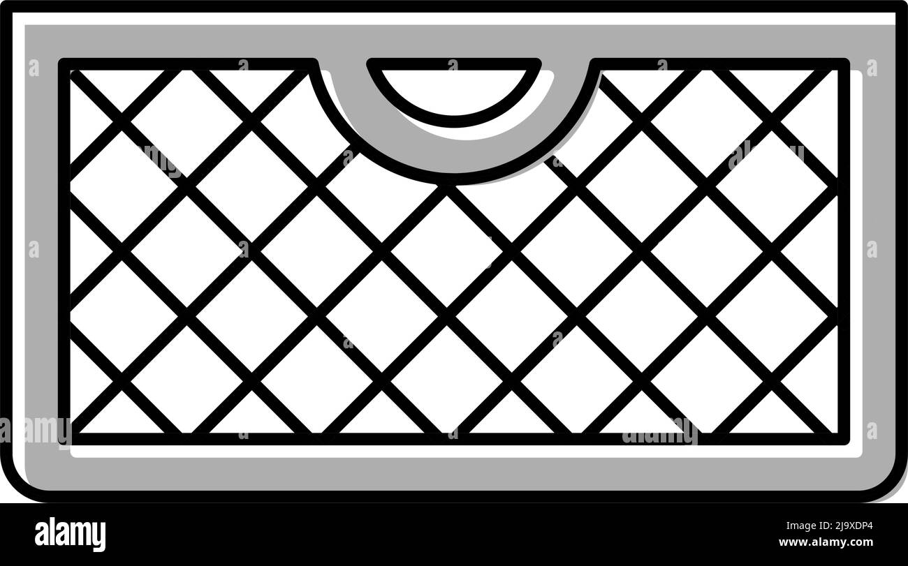 mesh basket color icon vector illustration Stock Vector Image & Art - Alamy