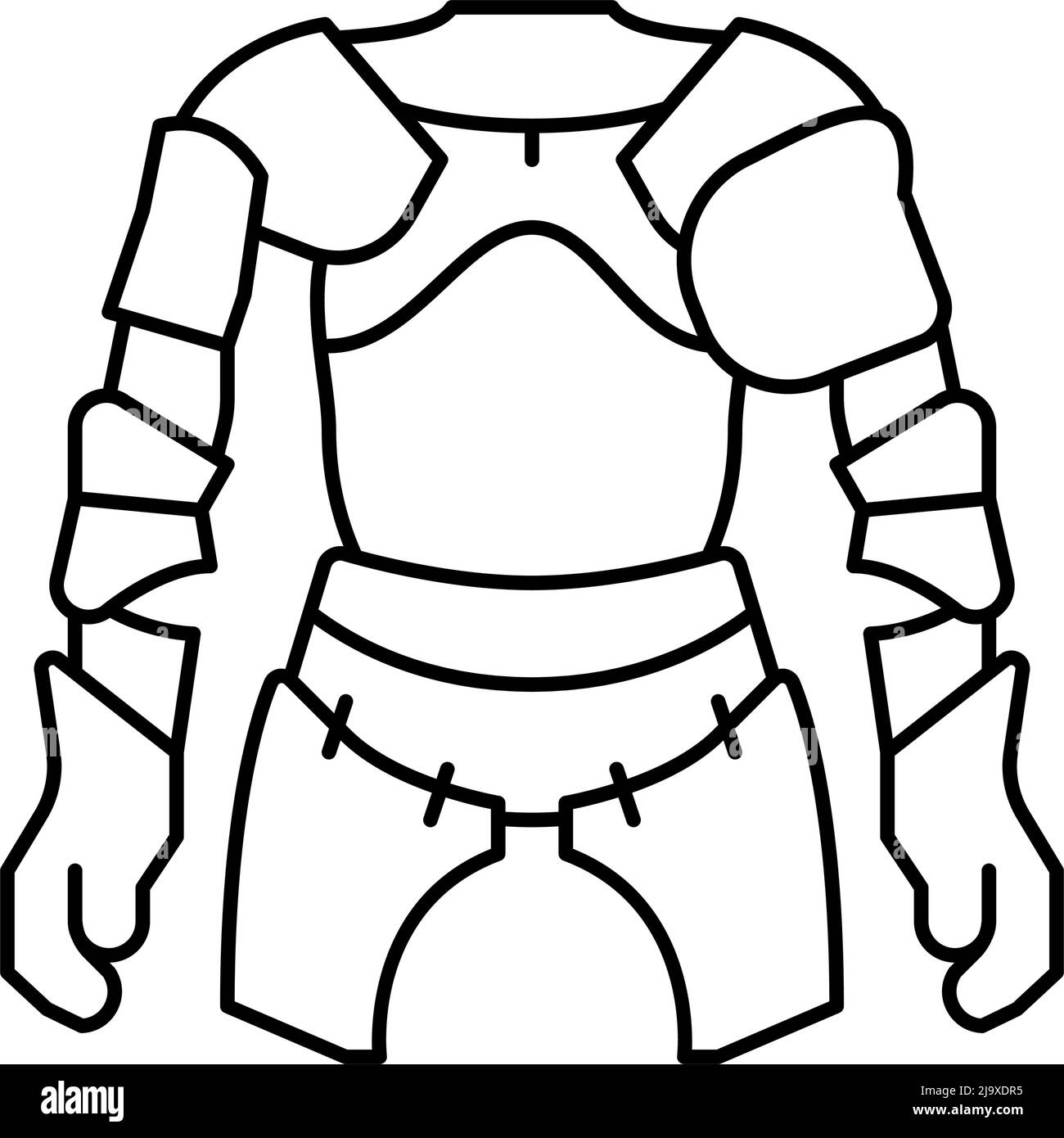 armor knight line icon vector illustration Stock Vector Image & Art - Alamy