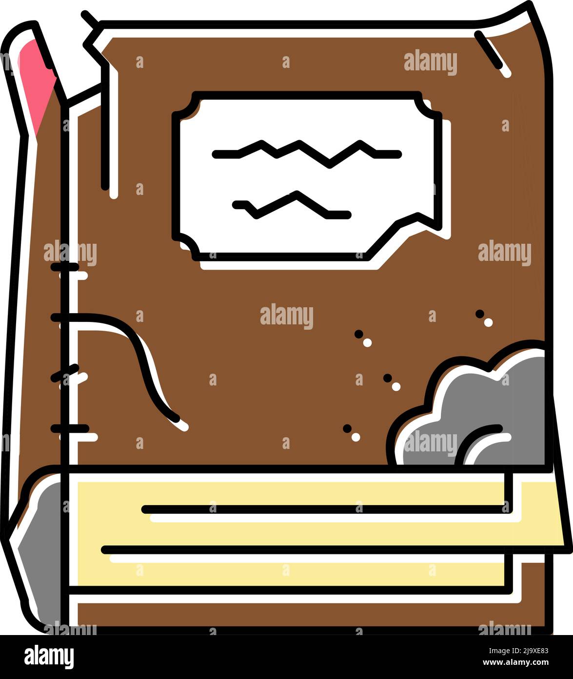 old book color icon vector illustration Stock Vector Image & Art - Alamy