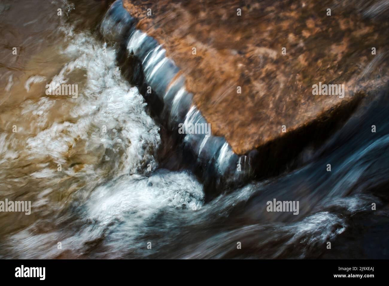 abstract bakground detail wave rapids on the flat stone Stock Photo - Alamy