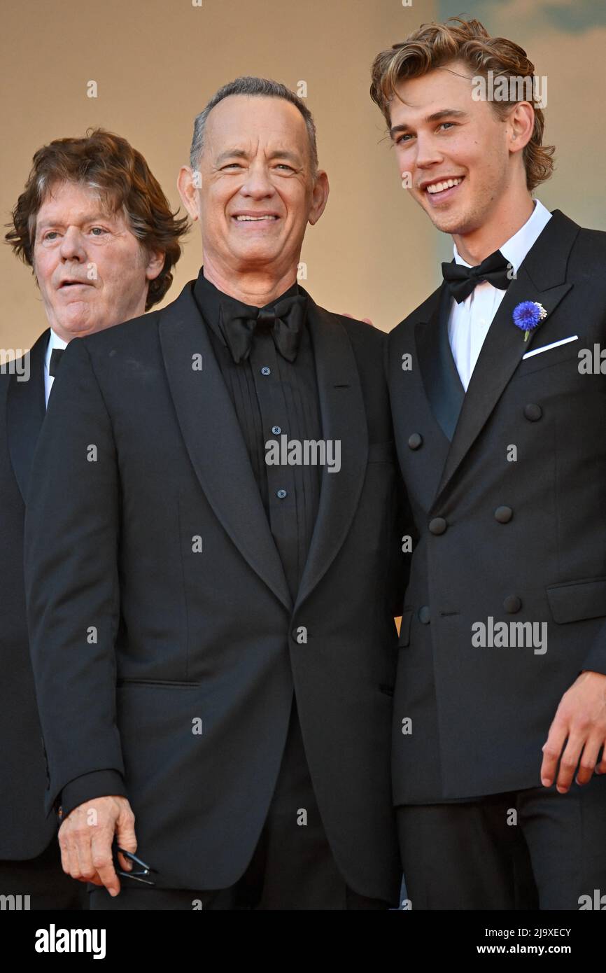 Tom Hanks, Austin Butler attending the premiere of the movie Elvis ...