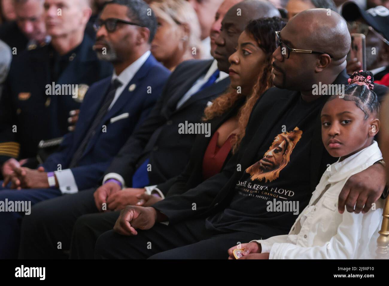 Washington, USA. 25th May, 2022. George Floyd's brother Philonise Floyd ...