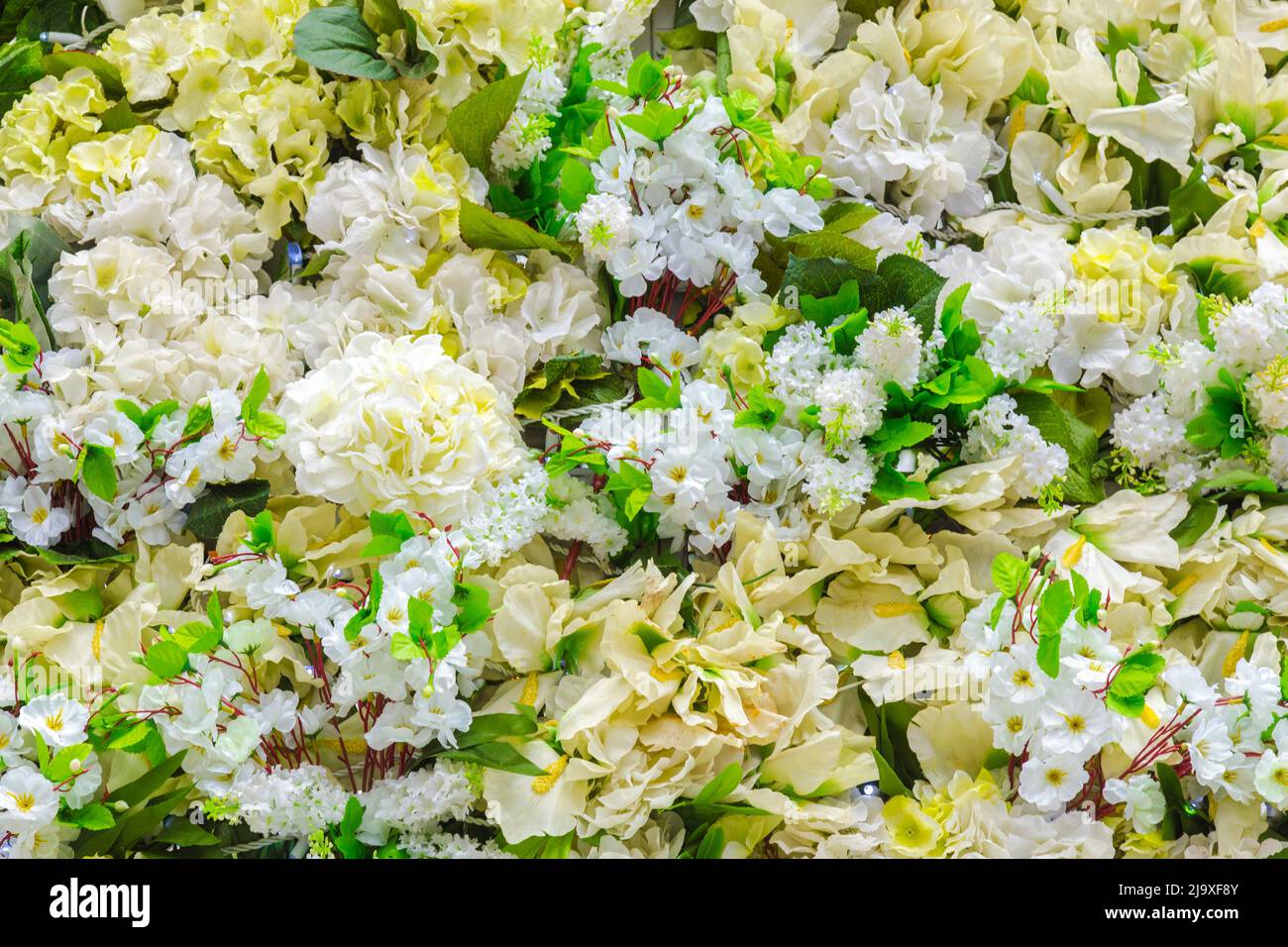 Bunch of flowers background texture Stock Photo - Alamy