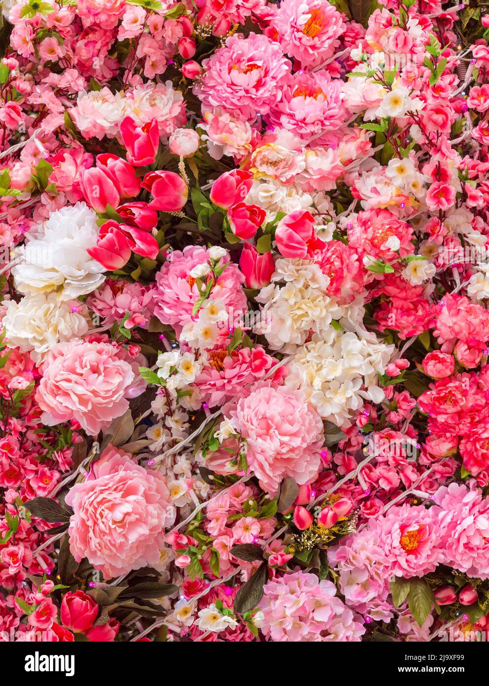 Bunch of flowers background texture Stock Photo - Alamy