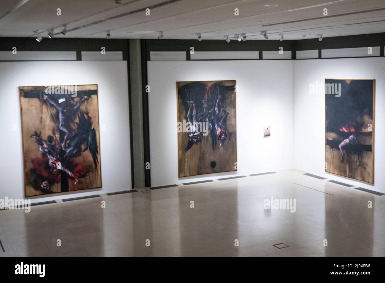 Vladimir Veličković exhibition. Museum of Contemporary Art Belgrade, Serbia Stock Photo - Alamy